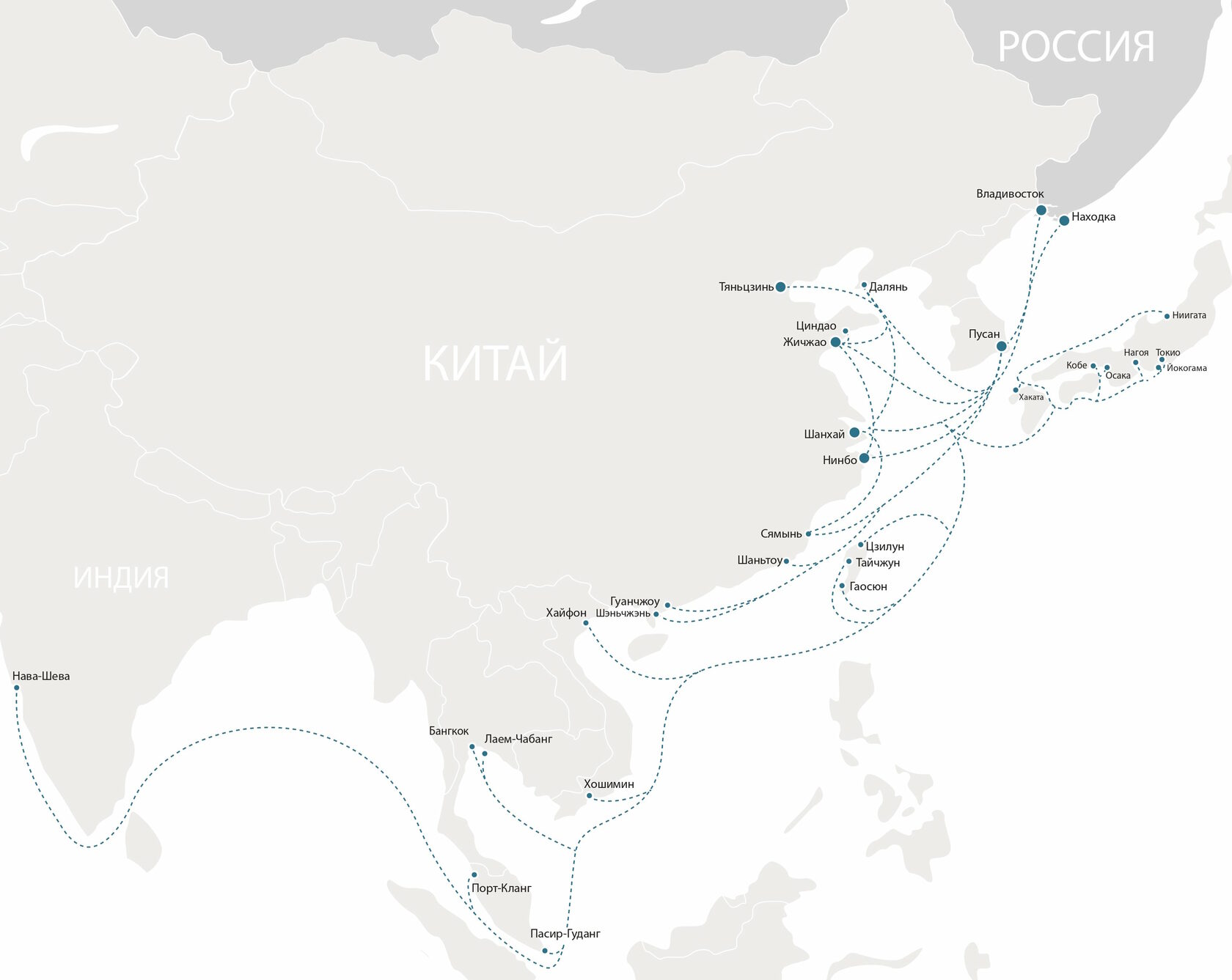 Panda Express line | Морские контейнерные перевозки из Китая и Кореи